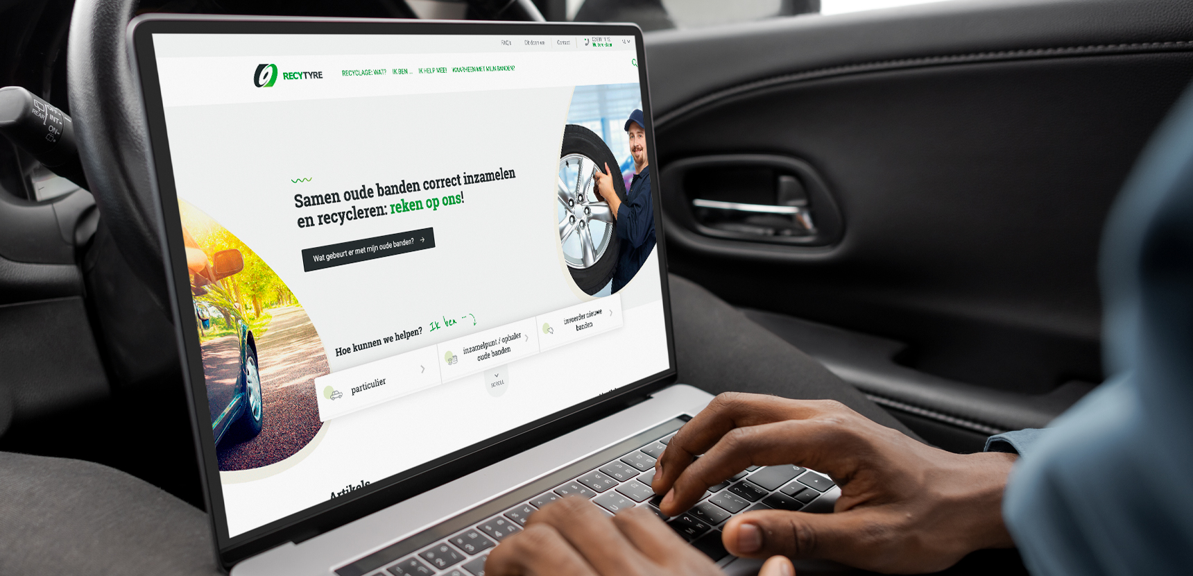 Drupal website Recytyre: hoe koppel je mooi, vindbaar en UX? | AB